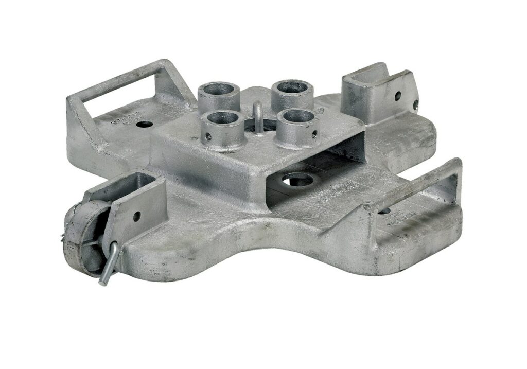 Vestil VDKR-BASE PIPE SAFETY RAILING BASE - Material Handling