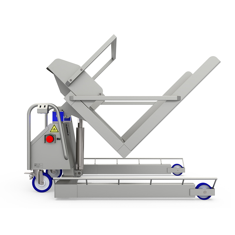 Stainless Steel Wide Bin Tipper - Material Handling