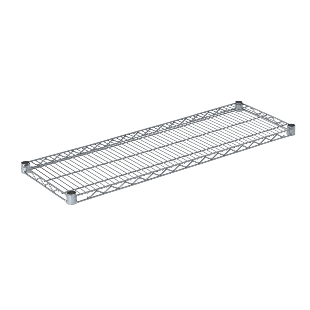 Olympic J1442C Wire Shelf, Chromate, 14"x42"x1"