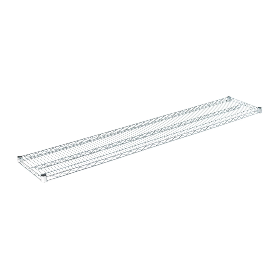 Olympic J1472C Wire Shelf, Chromate, 14"x72"x1"
